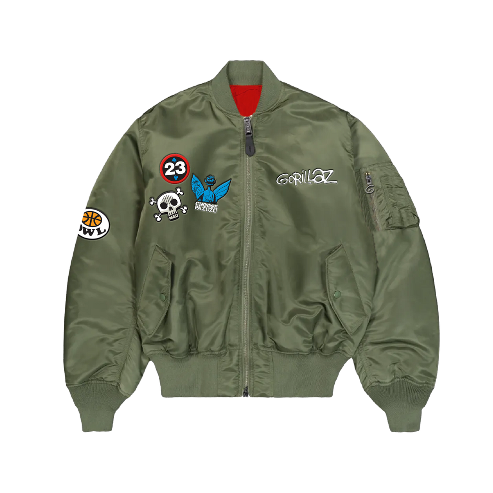 HOK Gorillaz Bomber Jacket | Gorillaz – Gorillaz | Official Store