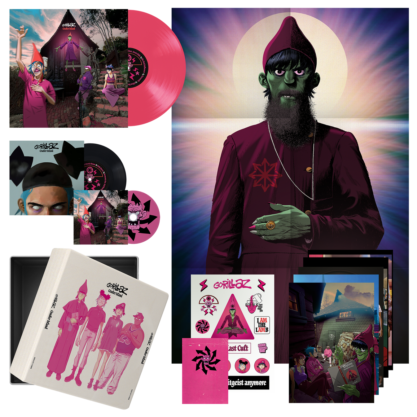 Cracker Island Deluxe Vinyl Boxset | Gorillaz – Gorillaz | Official Store